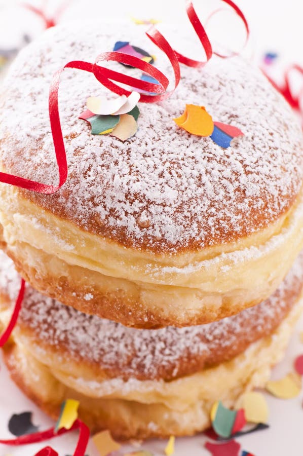 Krapfen stock photo. Image of masquerade, dessert, glaze - 25591208