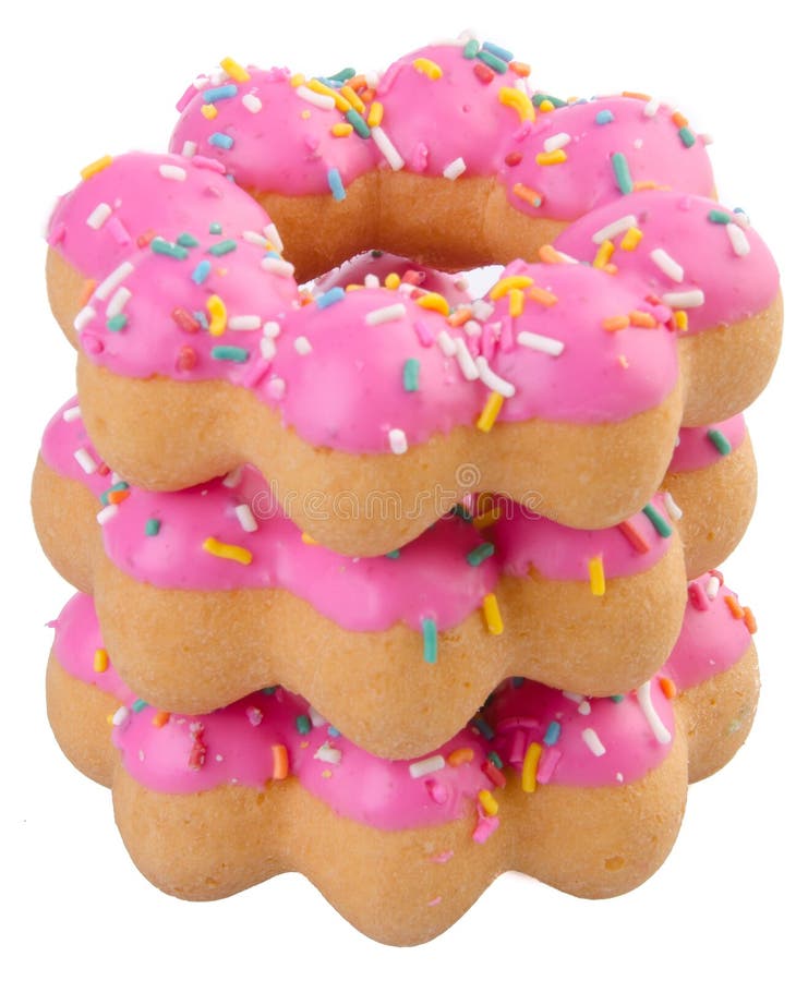 Krapfen, Lustiges Krapfengesicht Auf Hintergrund Stockfoto - Bild von ...