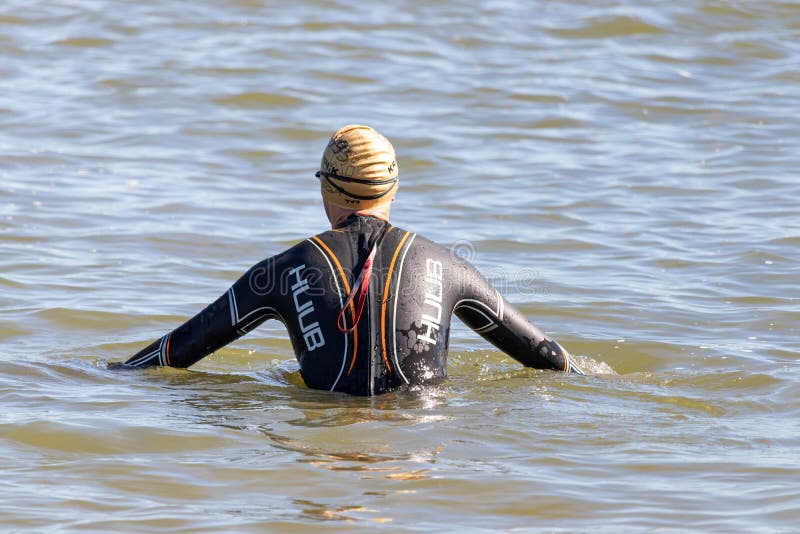 Krasnik Poland August 7, 2022 Triathlon Editorial Photography - Image ...