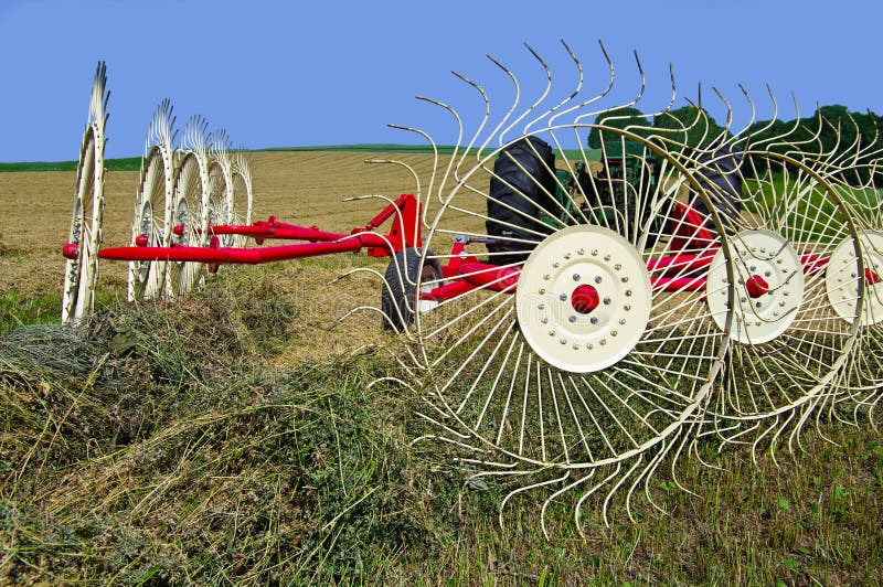 Kratta hö arkivfoto. Bild av lantligt, balsam, äng, liggande - 31451534