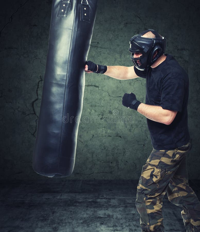 Krav maga fighter stock image. Image of exercise, combat - 22930705