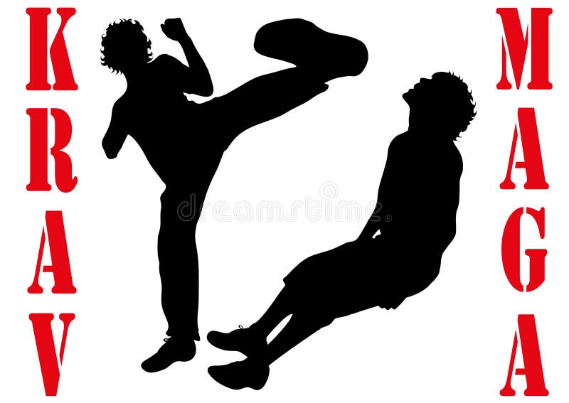 Krav Maga stock vector. Illustration of violence, krav - 79161374