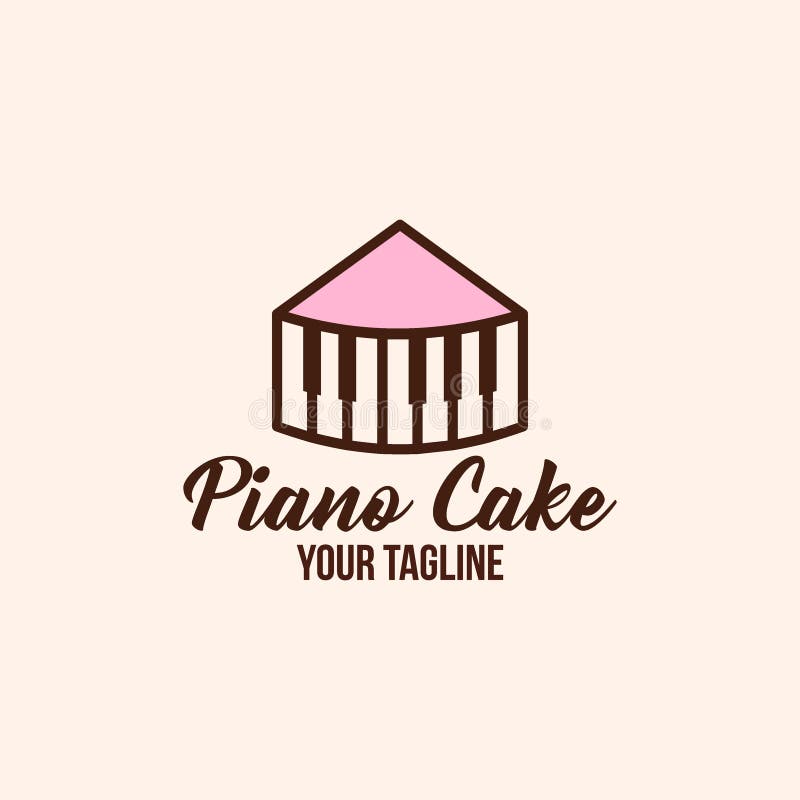 Kuchenlogo Vektor Art Logo Template Und Illustration Stock Abbildung ...