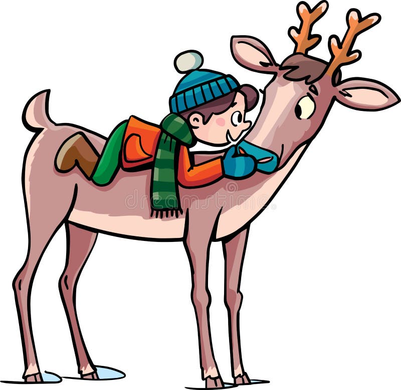 Guy Riding A Deer