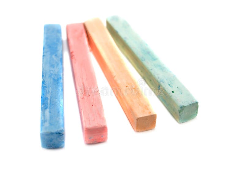 Kreide stockbild. Bild von blau, kreide, gelb, gefärbt - 10993967