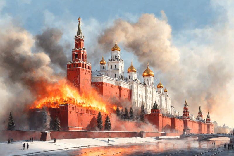 Burning Kremlin Stock Illustrations – 9 Burning Kremlin Stock ...