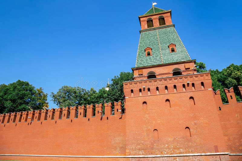 Kremlin Fortress in Moscow, Russia Stock Photo - Image of architecture ...