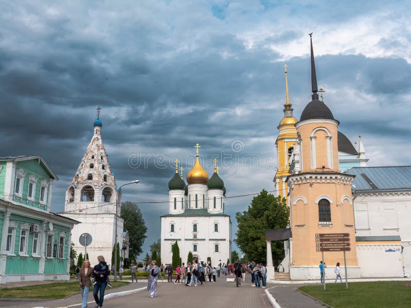 Cathedral Square of the Kolomna Kremlin Editorial Stock Photo - Image ...