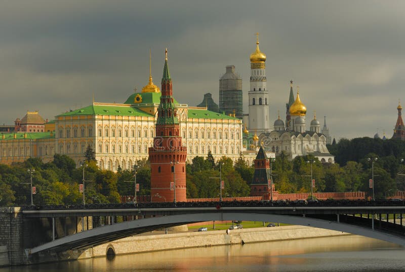 The Kremlin in Moscow stock photo. Image of historic, landmark - 1434444