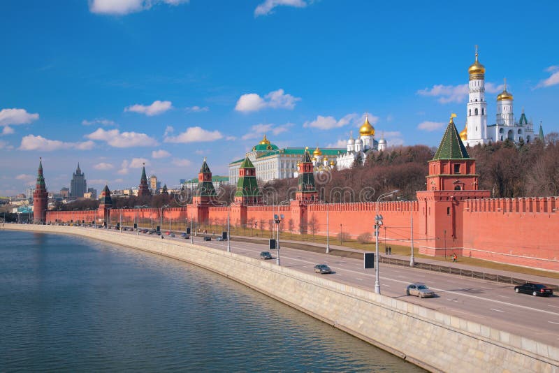 Kremlin. Moscow stock photo. Image of blue, church, brick - 6197444