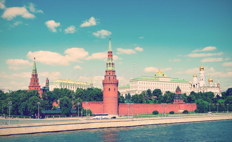 Moscow Russian Capital City Stock Image - Image of destination, house ...