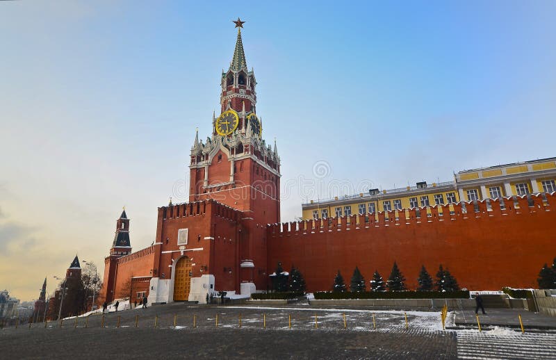 Kremlin, red square stock image. Image of blue, tourist - 25387489