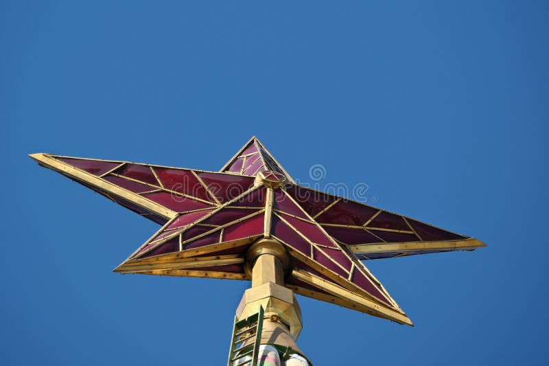 Kremlin star. stock photo. Image of people, capital - 346986158