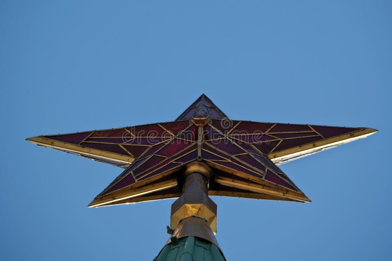 Kremlin star. stock photo. Image of cities, sightseeing - 346986186