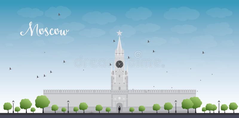 Kremlin Clock Tower Stock Illustrations – 455 Kremlin Clock Tower Stock ...