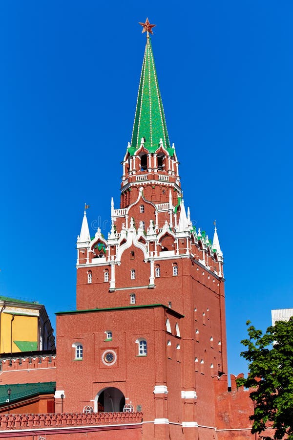 Kremlin tower view stock image. Image of fortress, landmark - 75056679