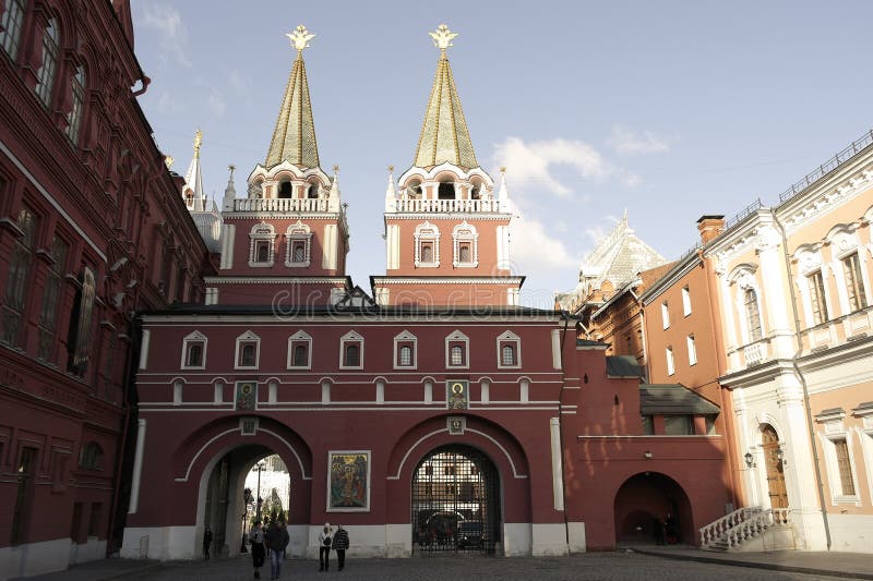 Kremlin Wall on Red Square in Moscow Editorial Stock Photo - Image of ...