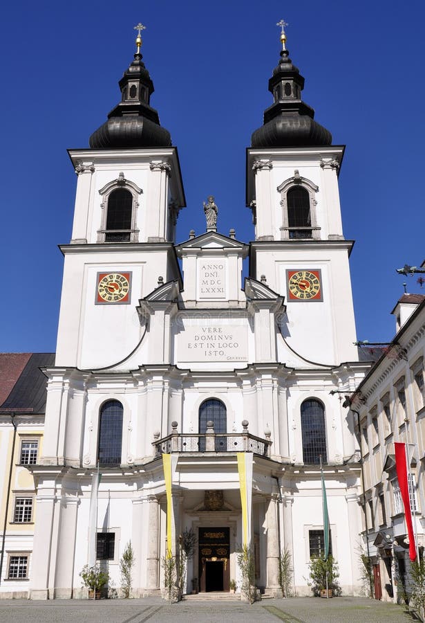 Linz - Neuer Dom stock image. Image of landmark, gothic - 21809275