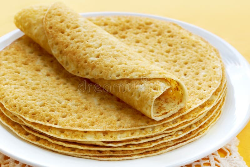 Krepps stockbild. Bild von bild, platte, flapjack, horizontal - 11585837