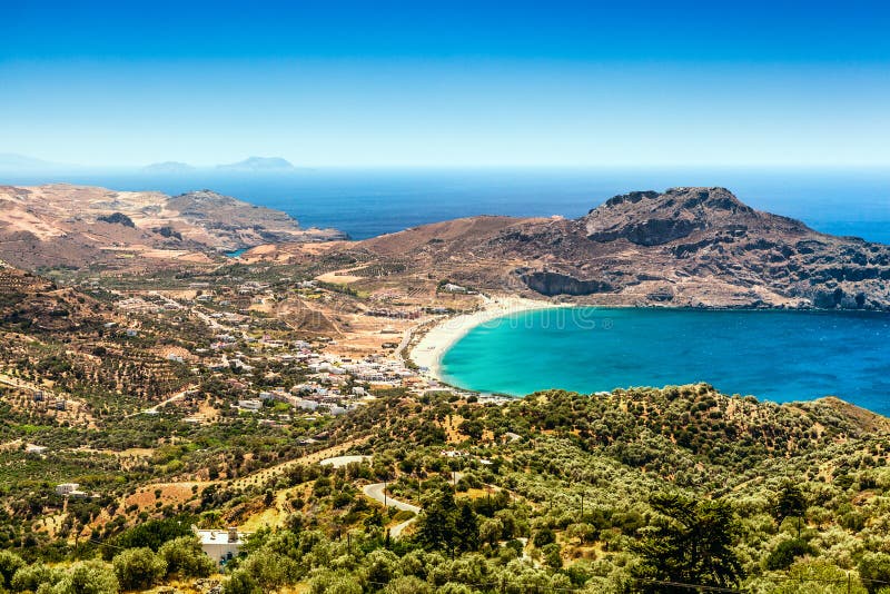 Balos-Strand, Kreta-Insel, Griechenland Stockbild - Bild von nave ...