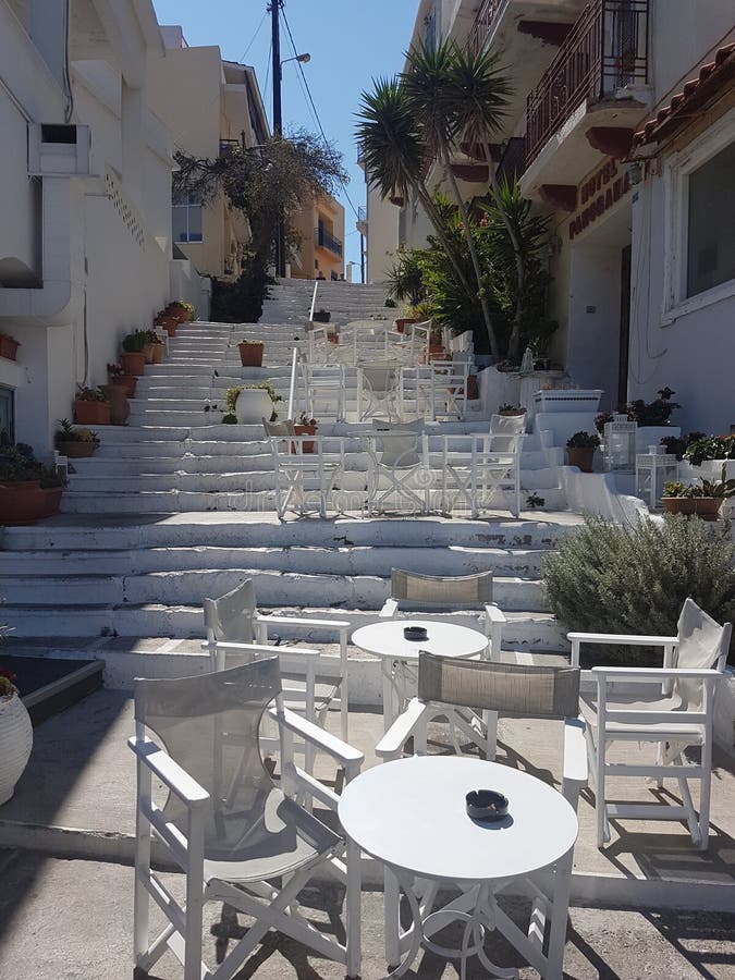 Krete stock photo. Image of patio, tree, landscape, table - 108904468