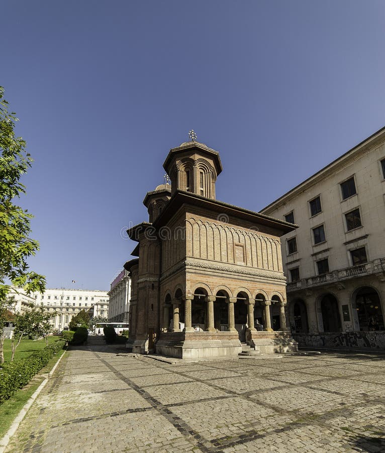 Kretzulescu Old Church in Bucharest - Romania Stock Image - Image of ...