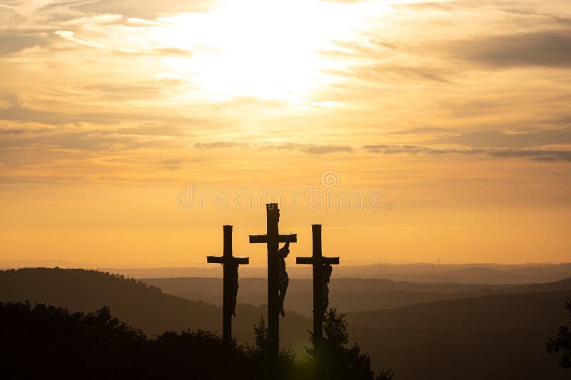 Kreuzberg Mountain in the Roehn Germany Stock Photo - Image of hesse ...