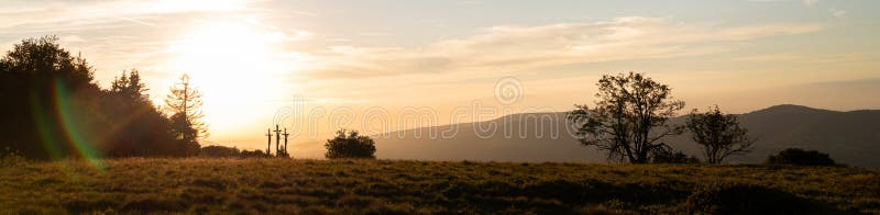 Kreuzberg Mountain in the Roehn Germany Stock Photo - Image of ...