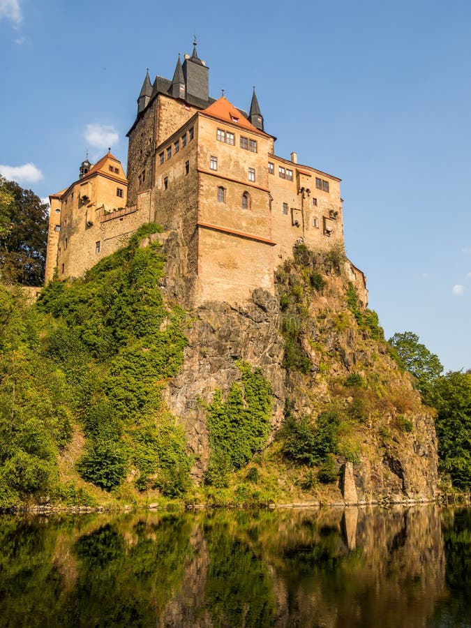 Kriebstein Castle in Central Saxony Stock Image - Image of landscape ...