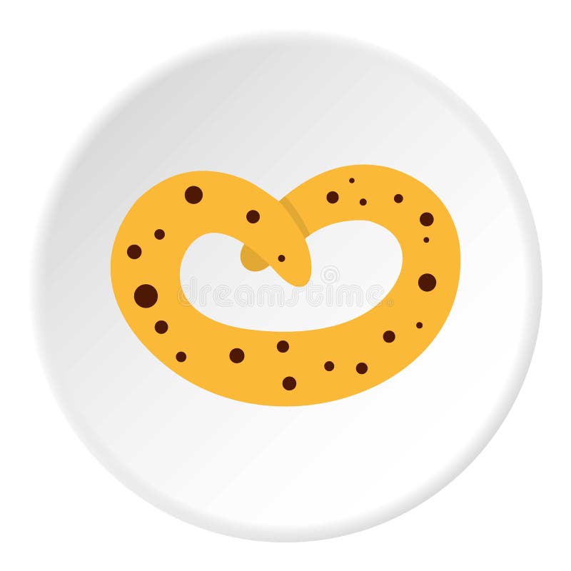 Kringlasymbol, Tecknad Filmstil Vektor Illustrationer - Illustration av ...