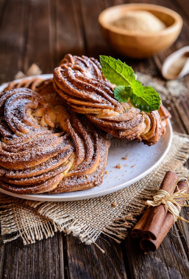Kringle - Estonian Cinnamon Braid Bread Stock Image - Image of festive ...