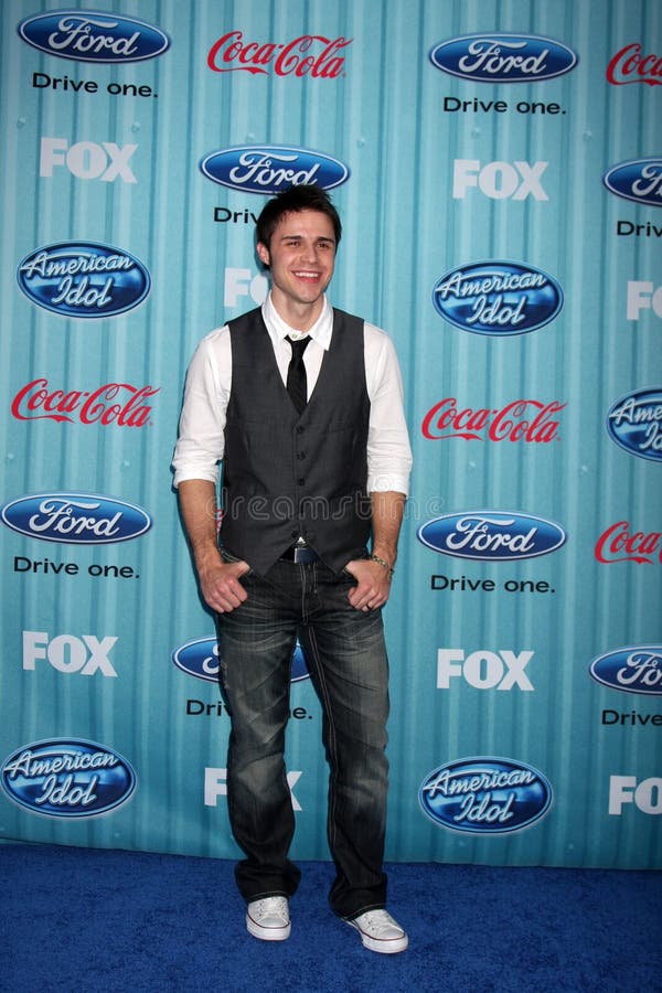 Kris Allen editorial stock photo. Image of party, march - 38021878