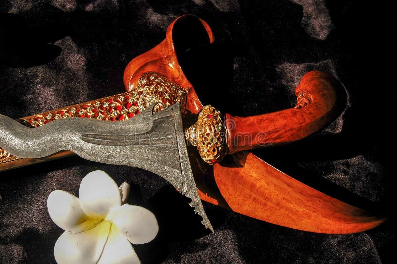 Kris Jewel Traditional Luxury Weapon Stock Photo - Image of person ...