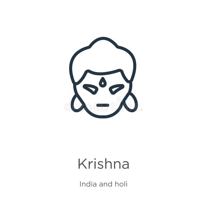 Lord Krishna Line Art Stock Illustrations – 196 Lord Krishna Line Art ...