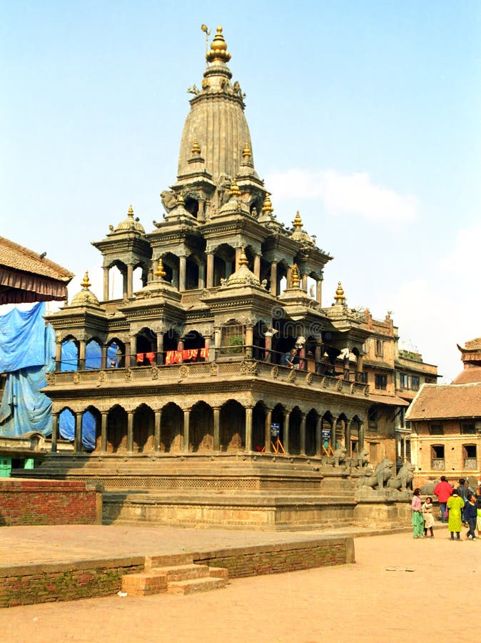 Krishna Mandir, Patan, Nepal Editorial Image - Image of architect ...