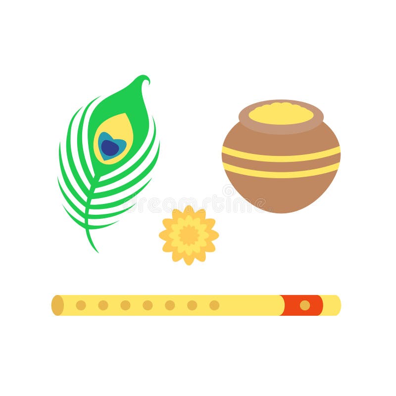 Om or Krishna Symbol with Diamond Stock Illustration - Illustration of ...