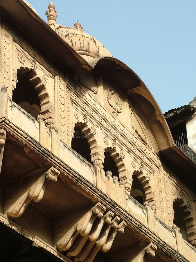 Krishna Temple Mathura India Stock Photo - Image of mathura, ancient ...