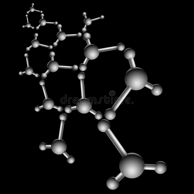 Metaal kristalrooster stock illustratie. Illustration of wetenschap ...