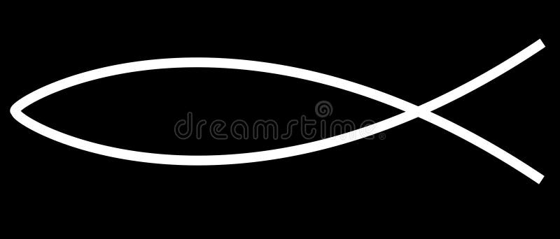 Kristen fisk stock illustrationer. Illustration av guld - 18394464