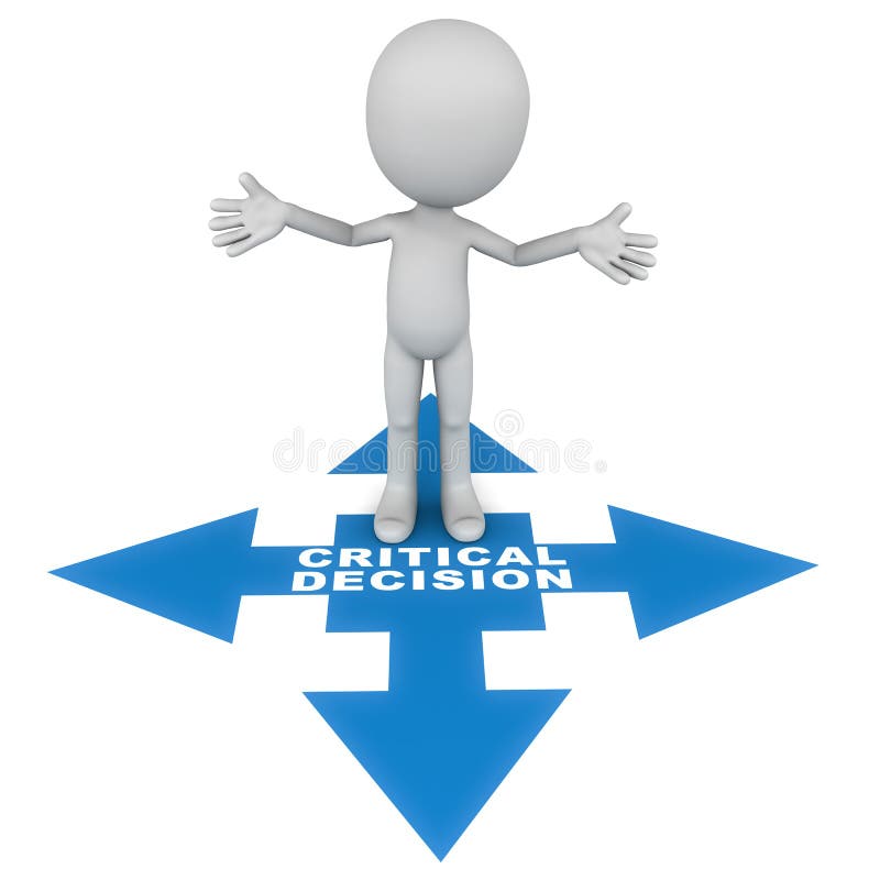 Kritiek besluit stock illustratie. Illustration of verward - 30845835