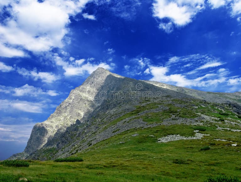 Krivan mountain stock image. Image of slope, bright, scene - 15599229