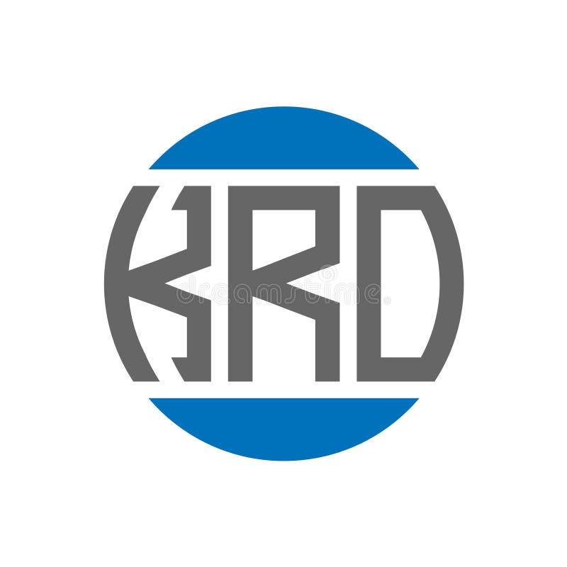 KRO Letter Logo Design on White Background. KRO Creative Initials ...