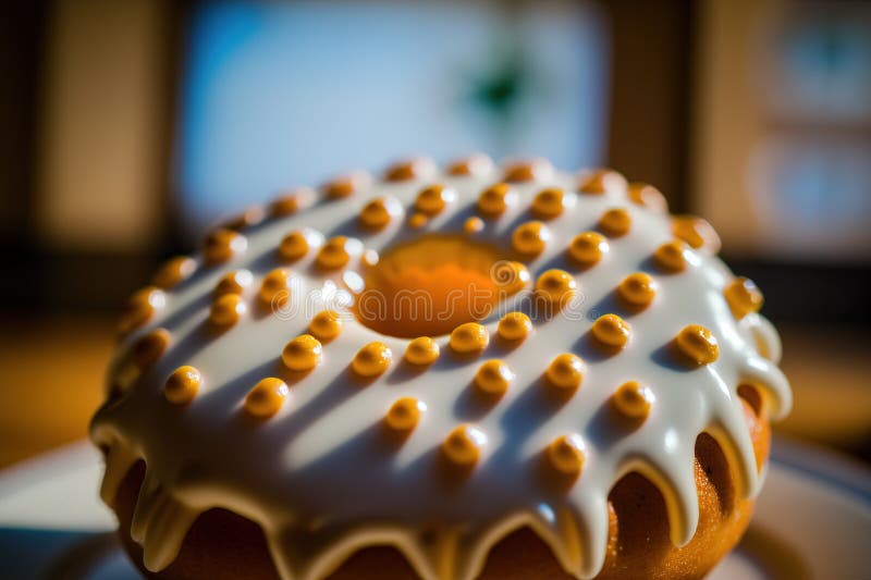 Krofne Donut ,traditional Balkans Dessert. Generative AI Stock ...