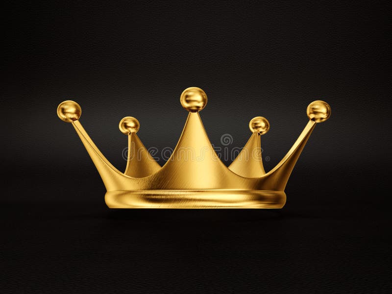 Guld- krona stock illustrationer. Illustration av krona - 40035687