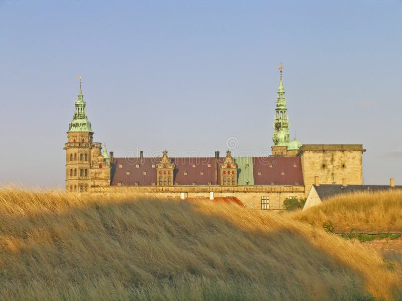 Kronborg Castle editorial stock image. Image of backside - 72021929