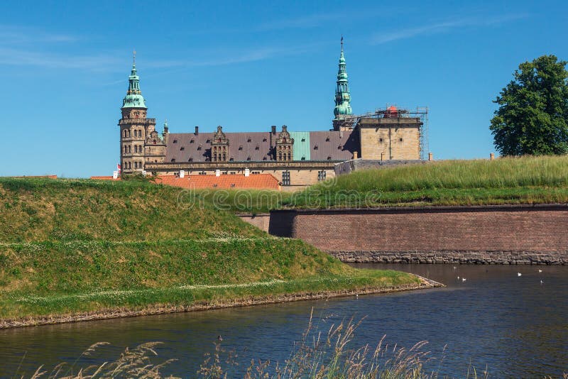 Kronborg Castle stock photo. Image of hamlet, cloud, history - 42415236
