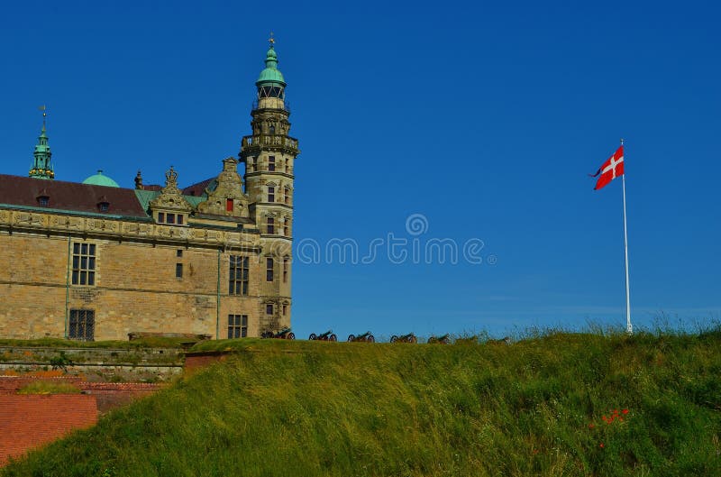 Kronborg - Hamlet`s Castle in Denmark Stock Image - Image of view ...