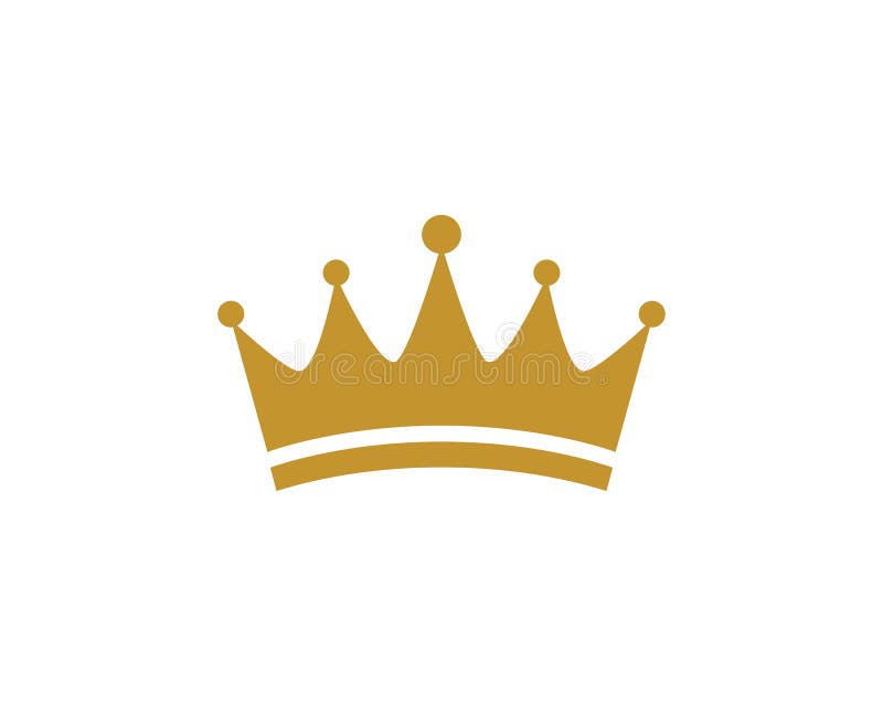 Krone Logo Template vektor abbildung. Illustration von monarch - 137007571