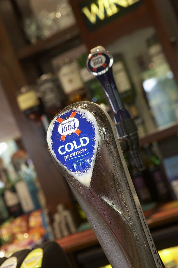 Kronenberg 1664 Beer Pump in Public House Editorial Photo - Image of ...