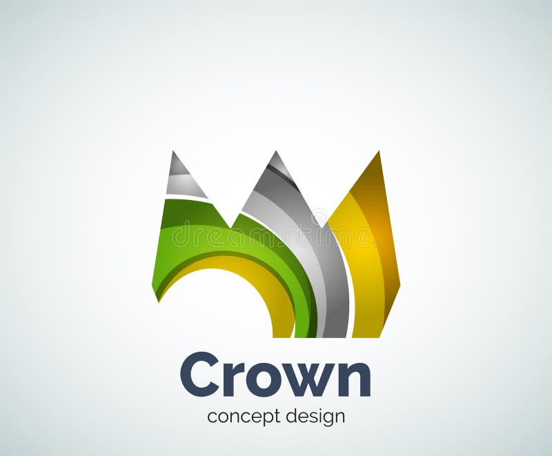 Kroon Logo Template vector illustratie. Illustration of illustratie ...